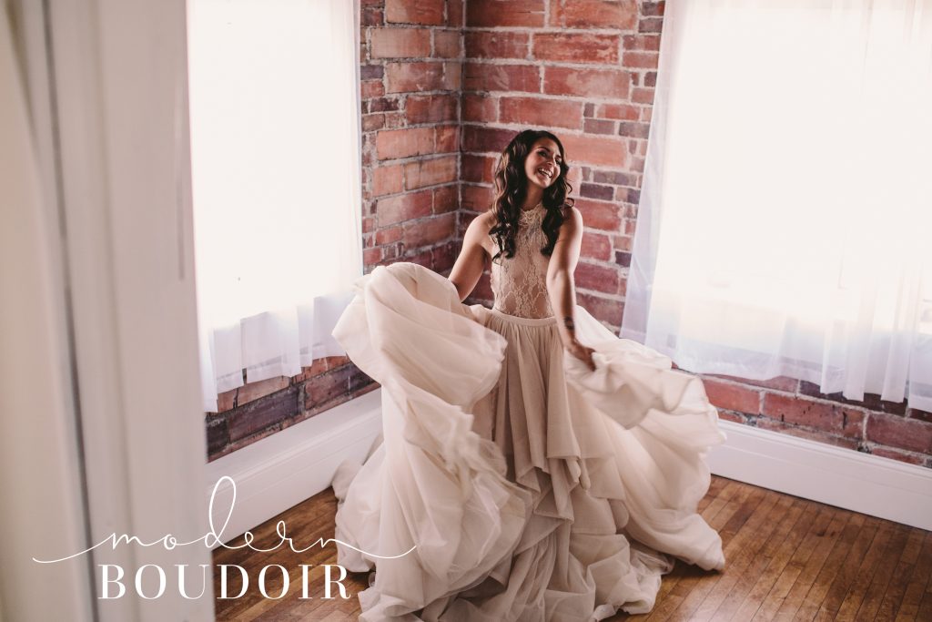Styled Bridal Boudoir - Modern Boudoir