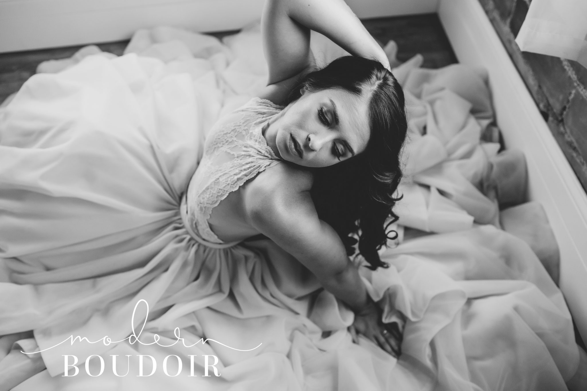 Styled Bridal Boudoir - Modern Boudoir